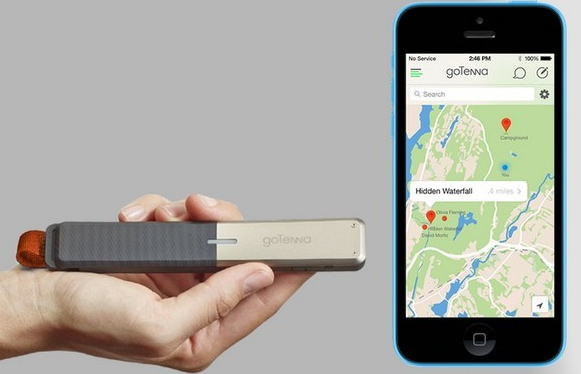 goTenna provides low-cost remote communication without a cell network