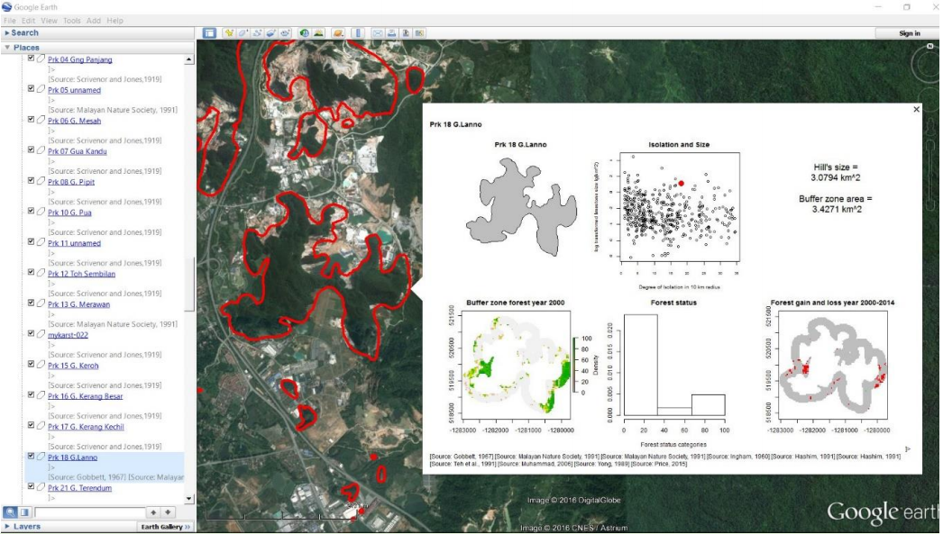 New map of Malaysia’s limestone hills will help set conservation priorities