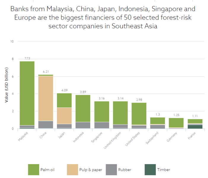 These banks are pumping billions into Southeast Asia's deforestation