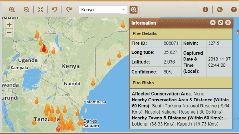 Satellite technology unites Kenyans against bush fires