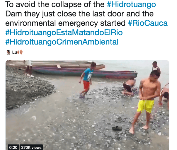 Colombia’s disaster-ridden hydropower project runs second largest river dry