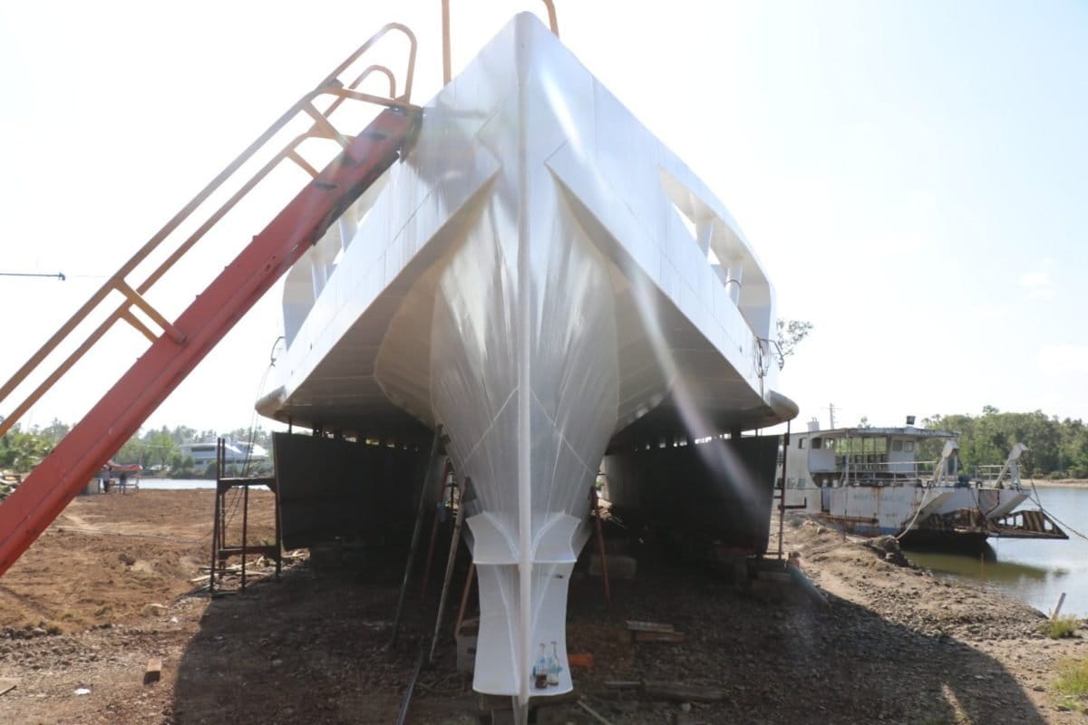 A wave-powered ferry aims to forge a new path for shipping in the ...