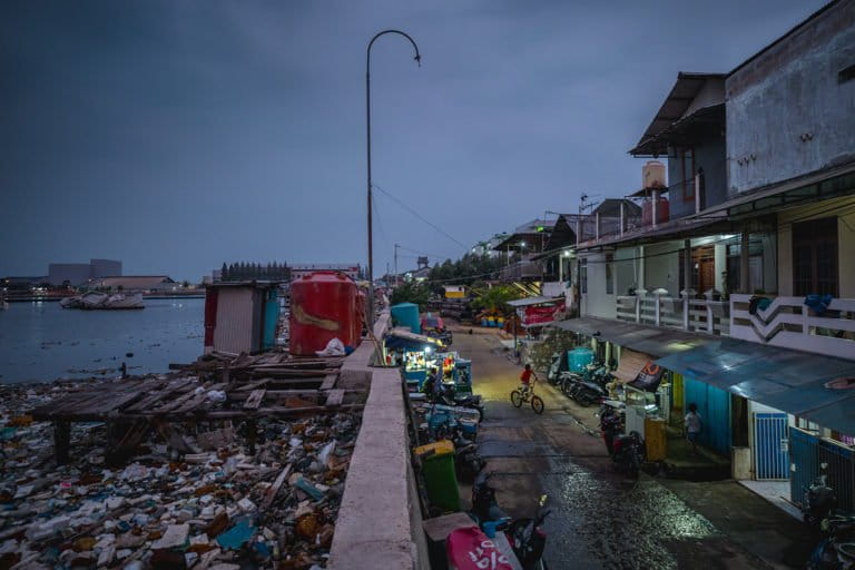 Three-fourths of waste in Jakarta’s notoriously polluted rivers is plastic
