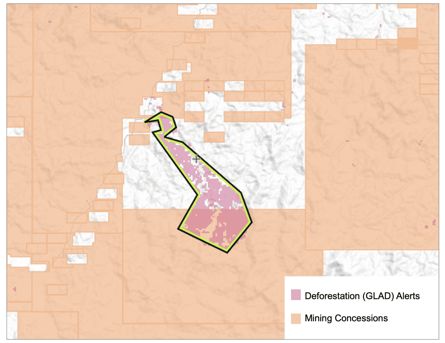 New clearing of forest in protected area in Brazil linked to mining