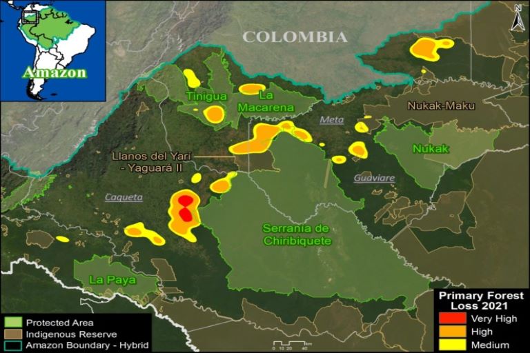 TRANSCEND MEDIA SERVICE » 2021 Amazon Deforestation Map Shows ...