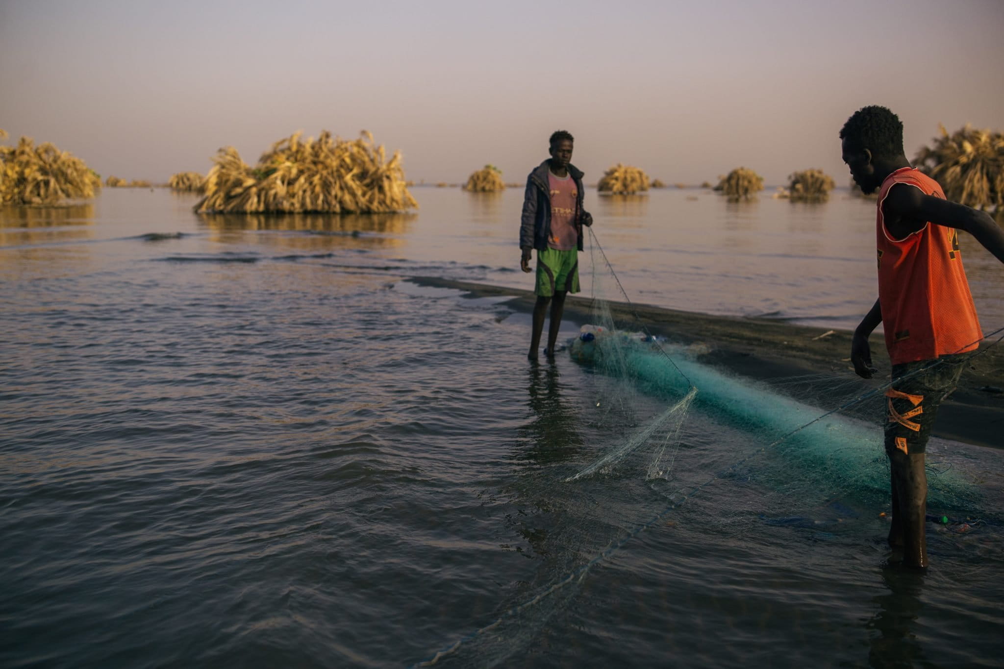 Herders turn to fishing in the desert amid severe drought, putting ...