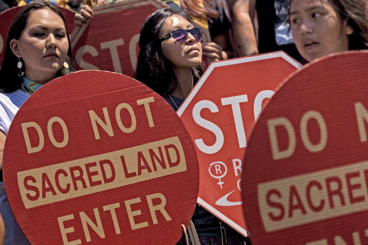 Apache tribe decry loss of sacred site to massive copper mine at both ...