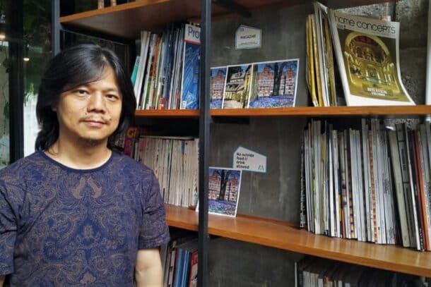 Indonesian architect presses vision for low-cost homes from nature