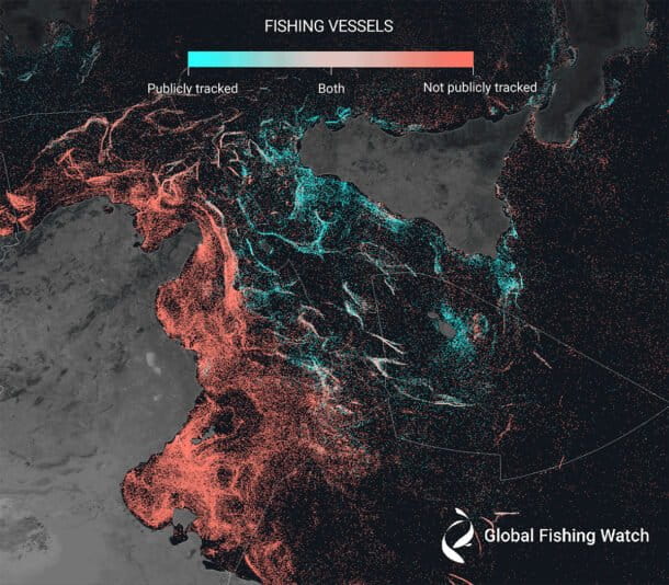 AI and satellite data map true scale of untracked fishing and ocean ...