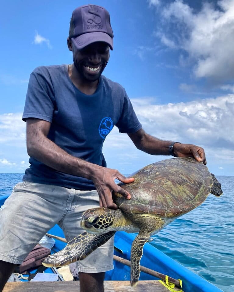 To end turtle hunting, an African island state embraced the hunters