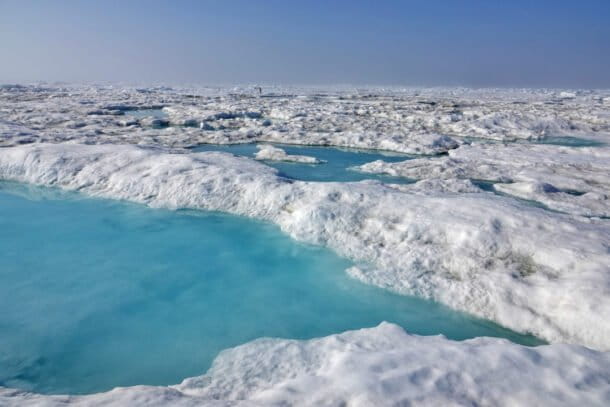 Arctic melt ponds influence sea ice extent each summer — but how much?