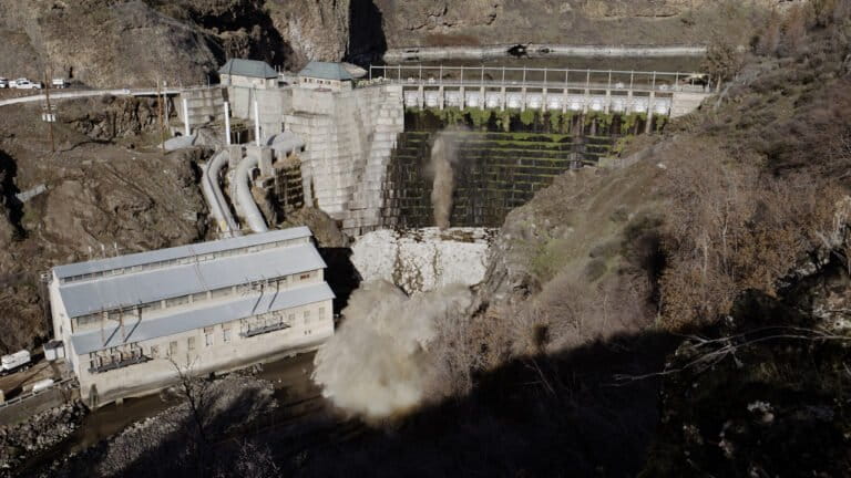 Largest dam removal ever, driven by Tribes, kicks off Klamath River ...