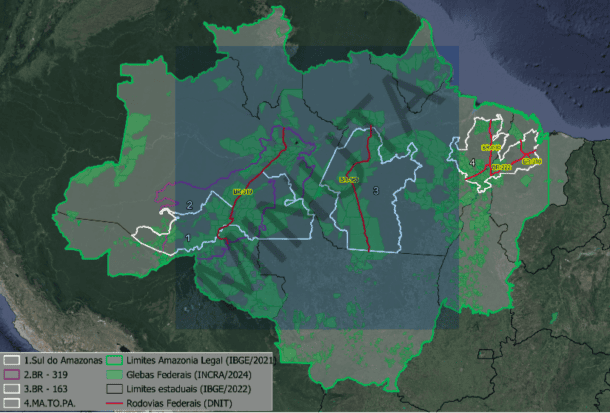 Brazil plans new reserves to curb deforestation near contested Amazon roads