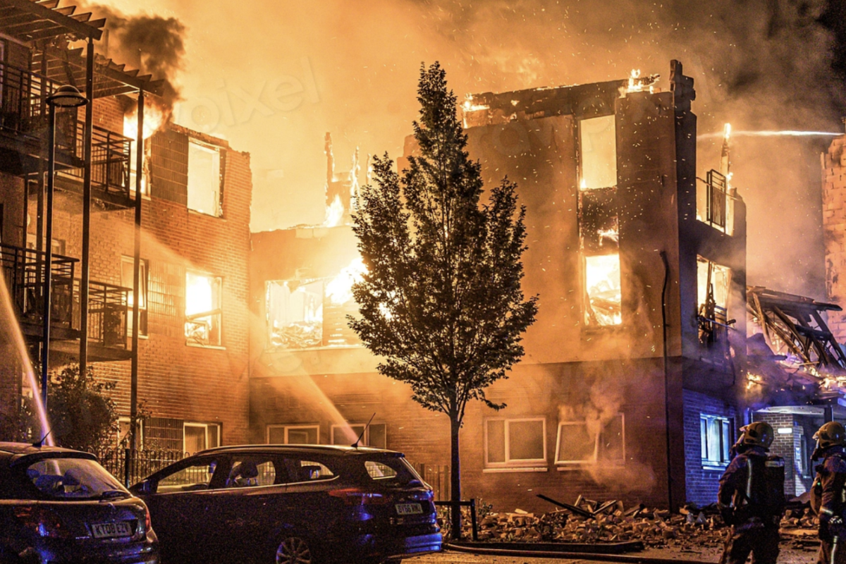 Surviving fire but not the toxins as modern homes, full of plastic, burn