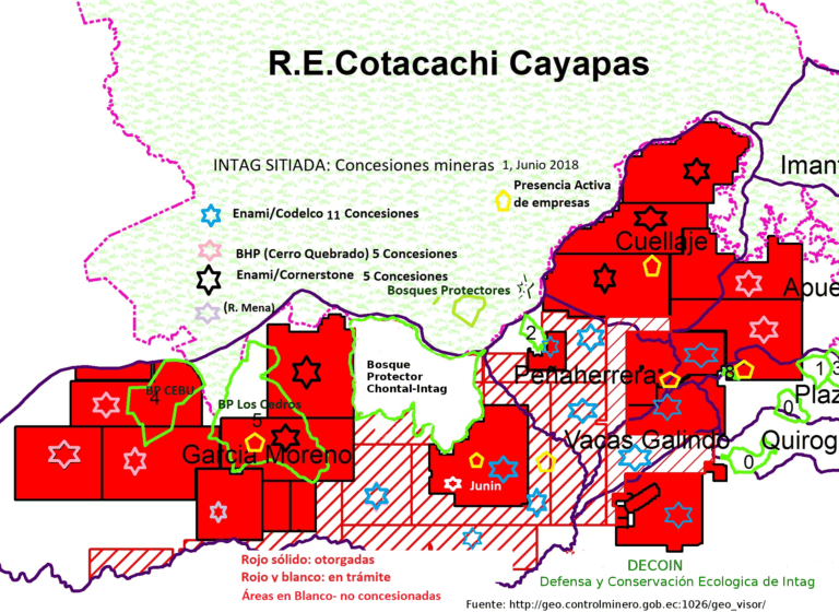 Ecuador: Intag retoma su historia de lucha para enfrentar nuevo ...