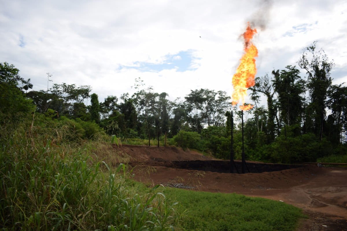 Cinco datos sobre la quema de gas en la Amazonía de Ecuador