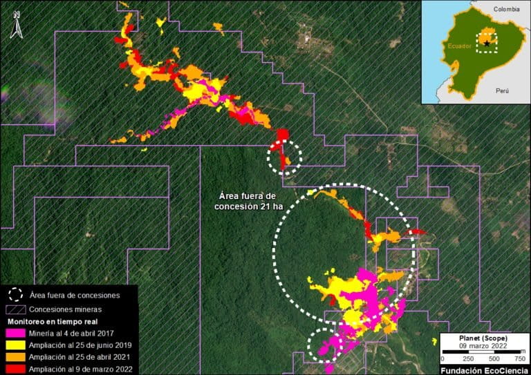 Ecuador: la minería avanza aceleradamente en la provincia de Napo y ...