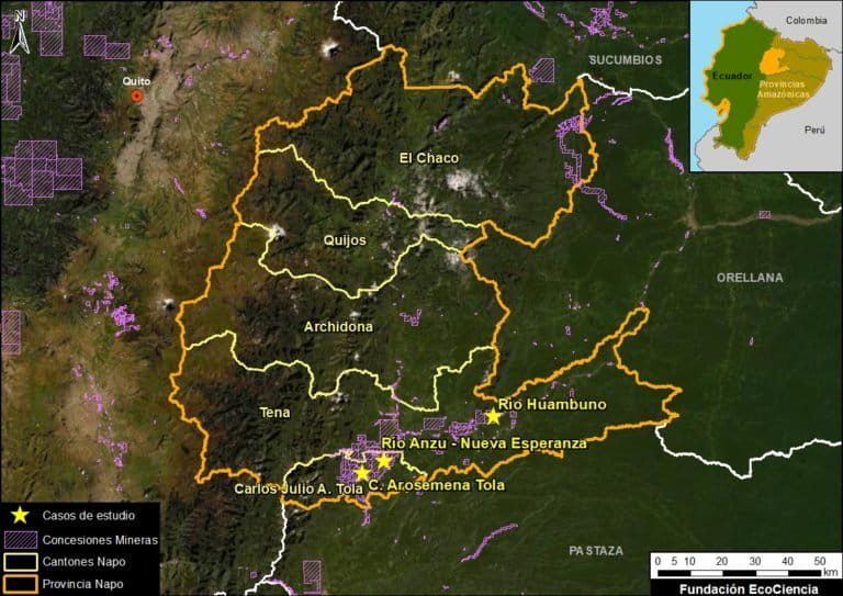 Ecuador: la minería avanza aceleradamente en la provincia de Napo y ...