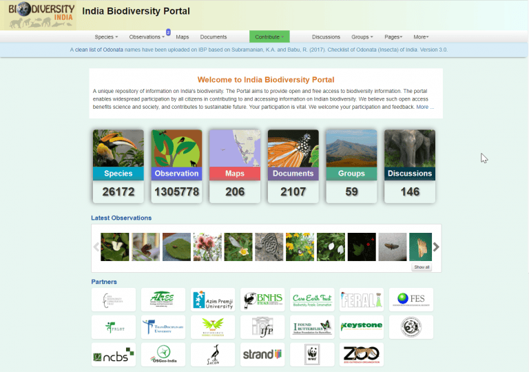 Enthusiasts and experts document biodiversity on a digital platform