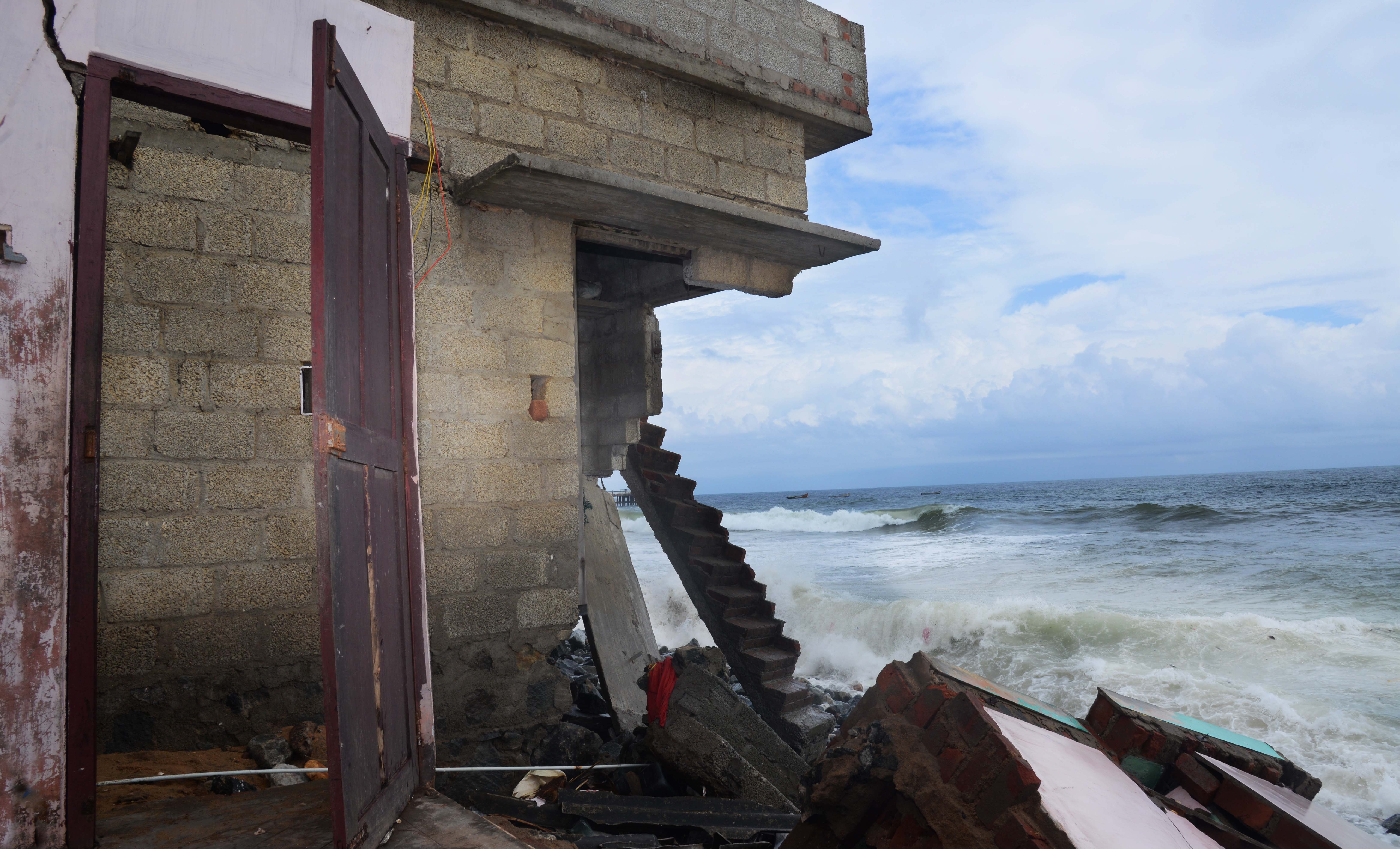 On India’s Kerala coast, a man-made solution exacerbates a natural problem