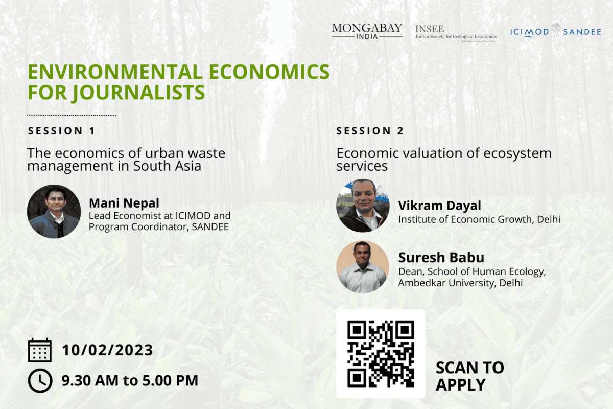[Workshop] Environmental economics for journalists