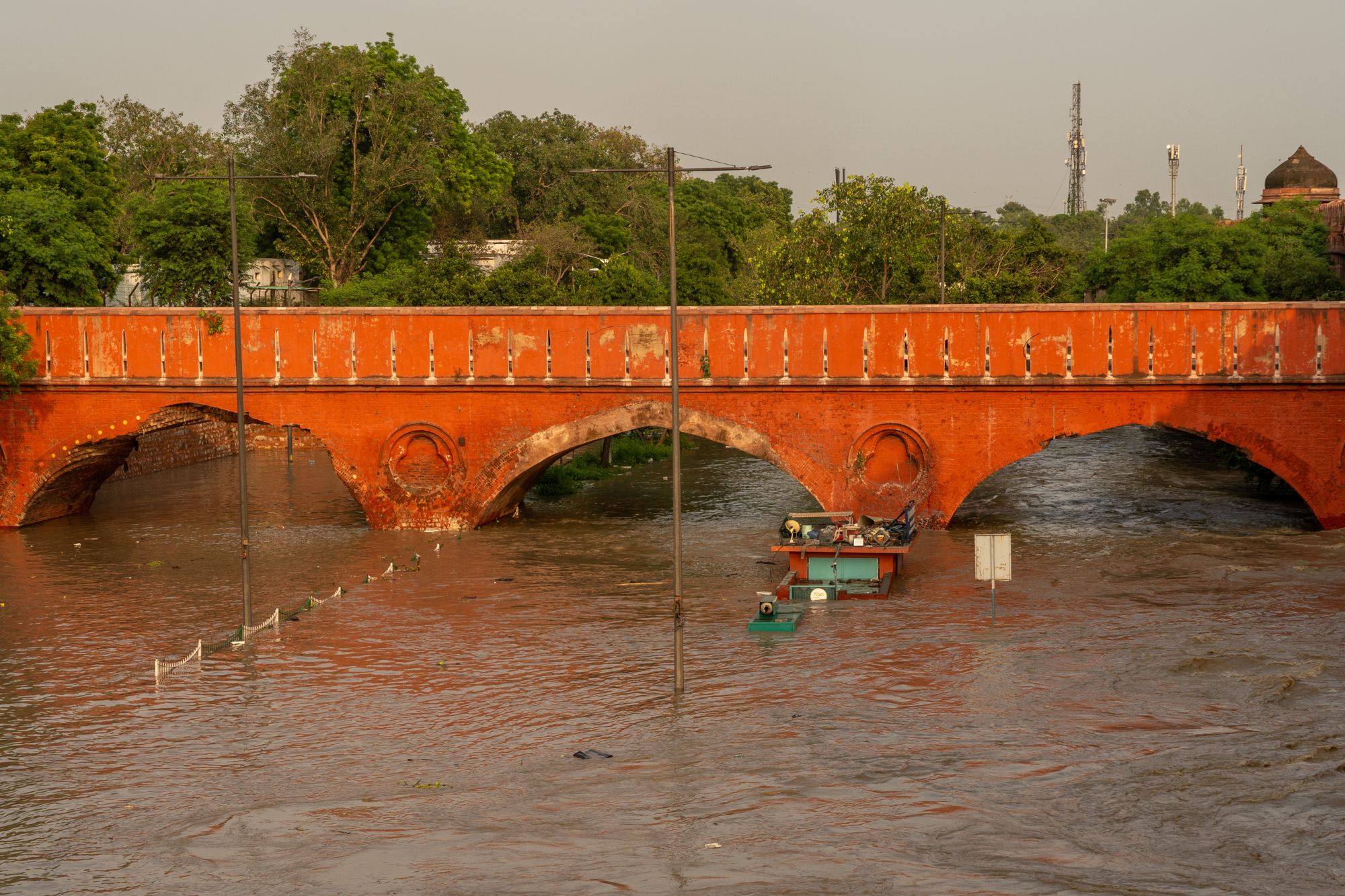 Behind Delhi’s floods is a history of encroachment and diminishing wetlands