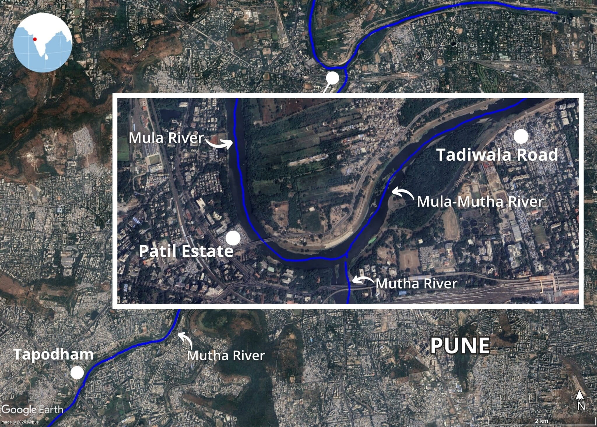 When the river rises in the city